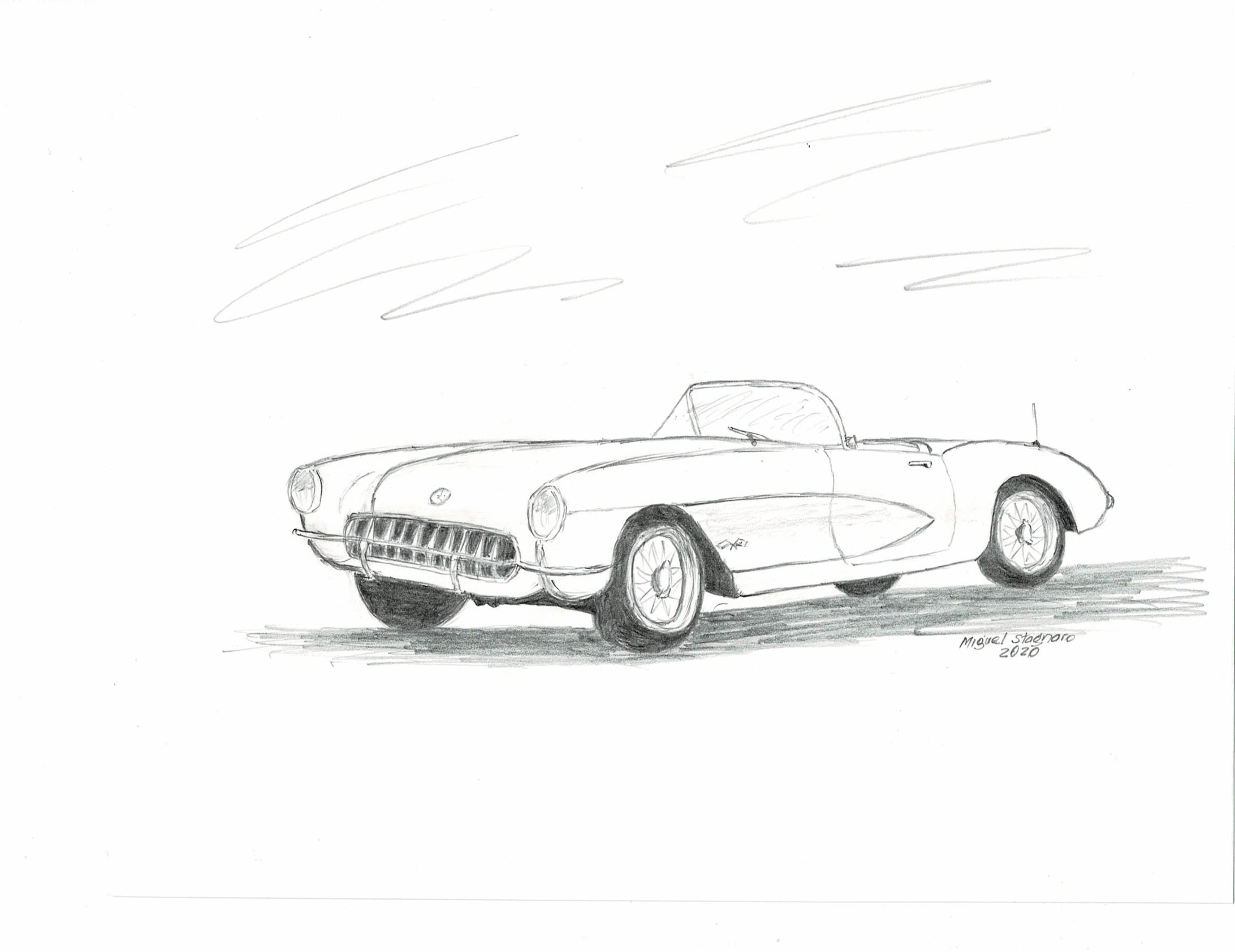 Corvette Drawing