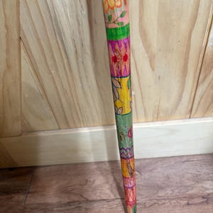 Hand Painted Walking/hiking Stick - Etsy