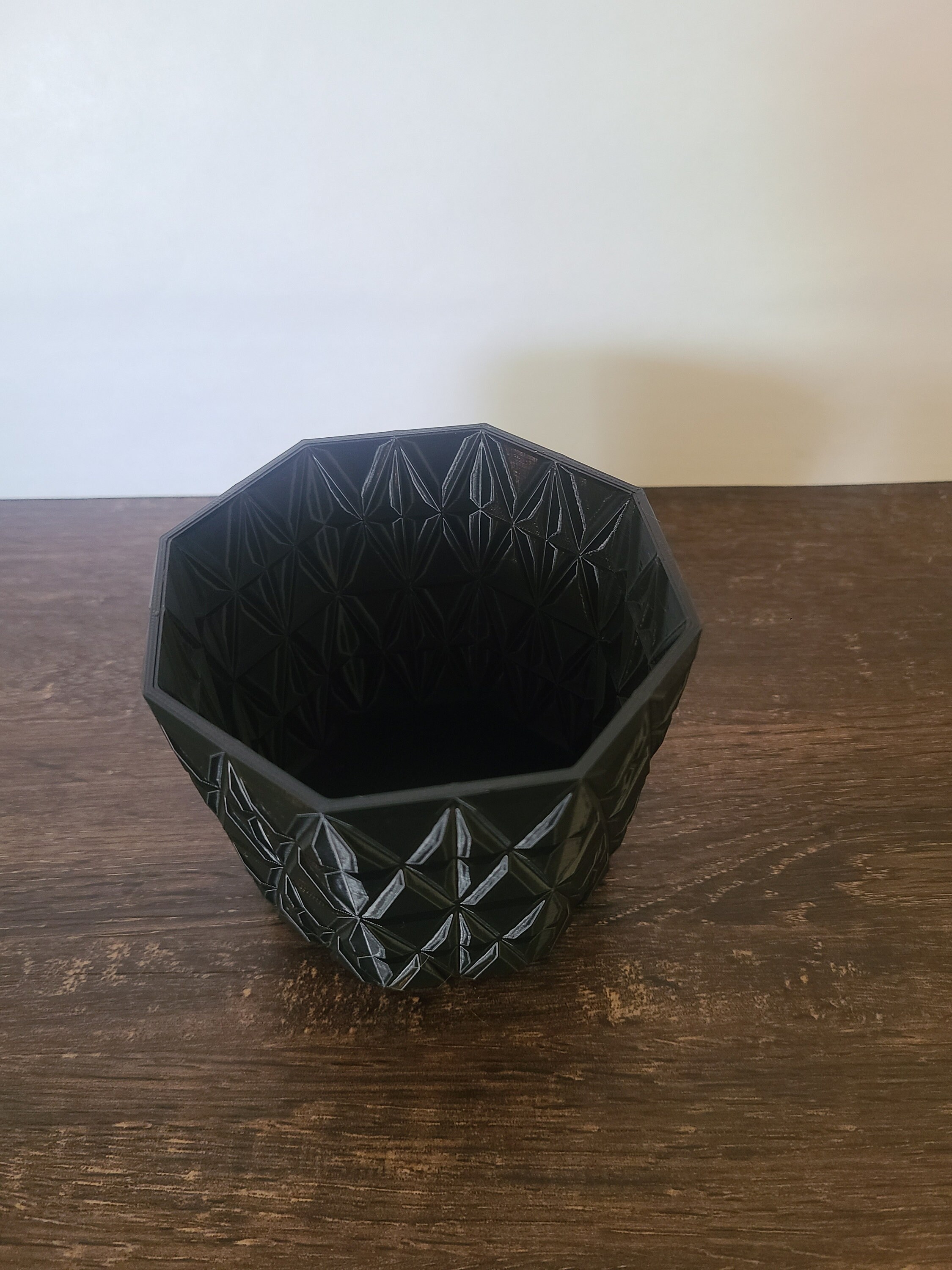 3D Printed Geometric Octagon Plant Pot | Etsy