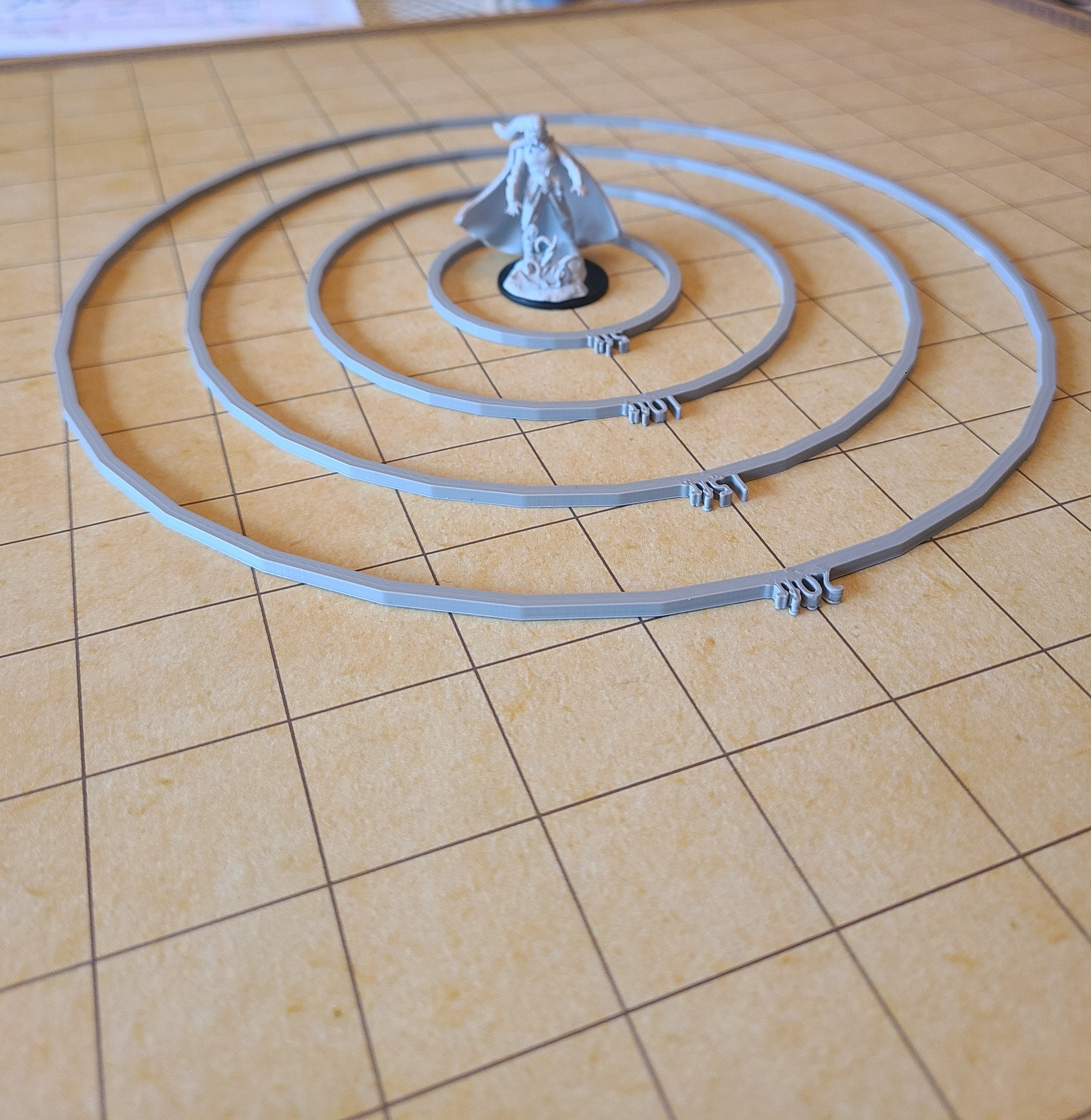 Area of Effect Spell Template for TTRPG D&D Pathfinder Etc | Etsy Canada