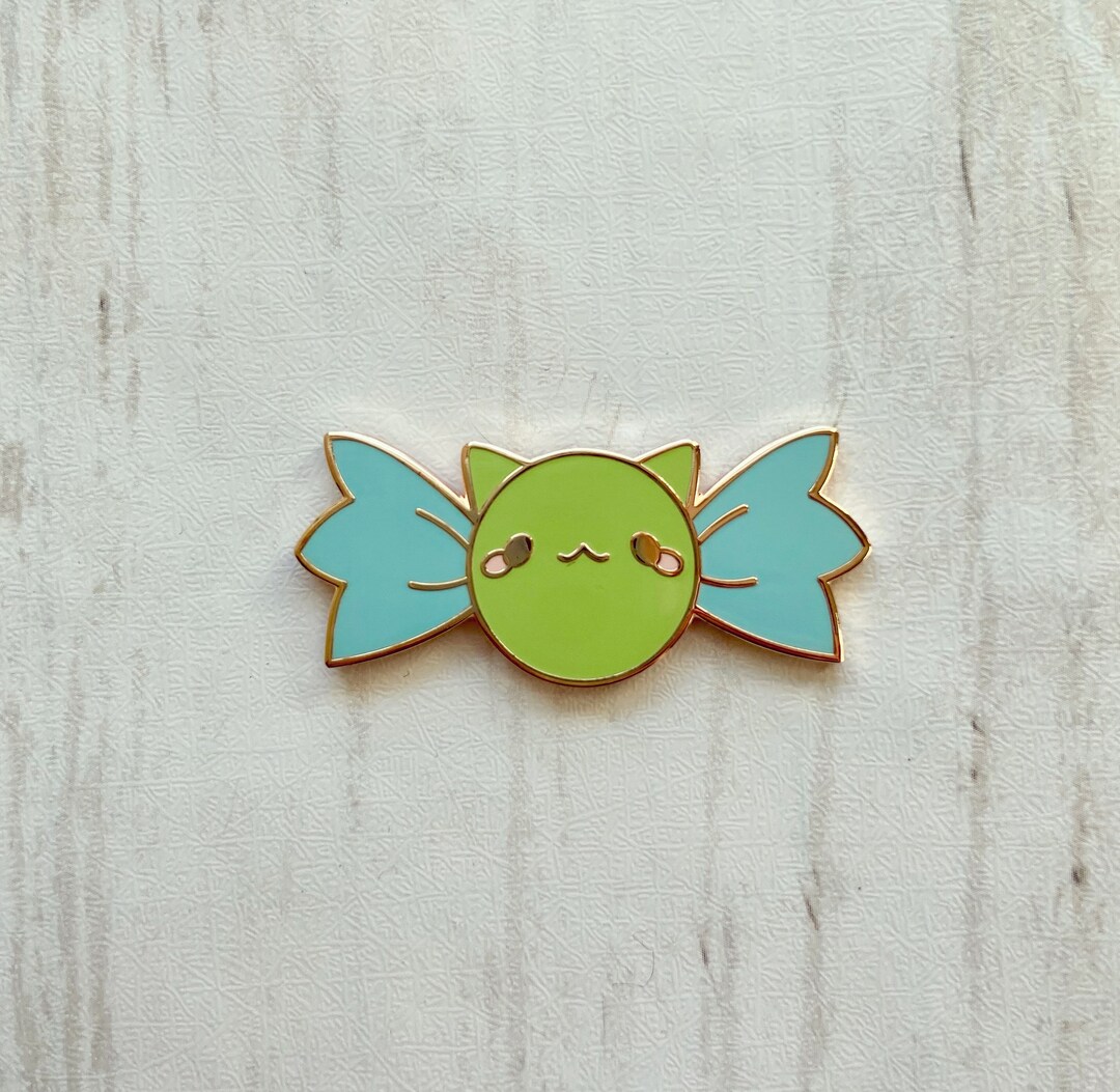 Kitty Candy Enamel Pin - Etsy