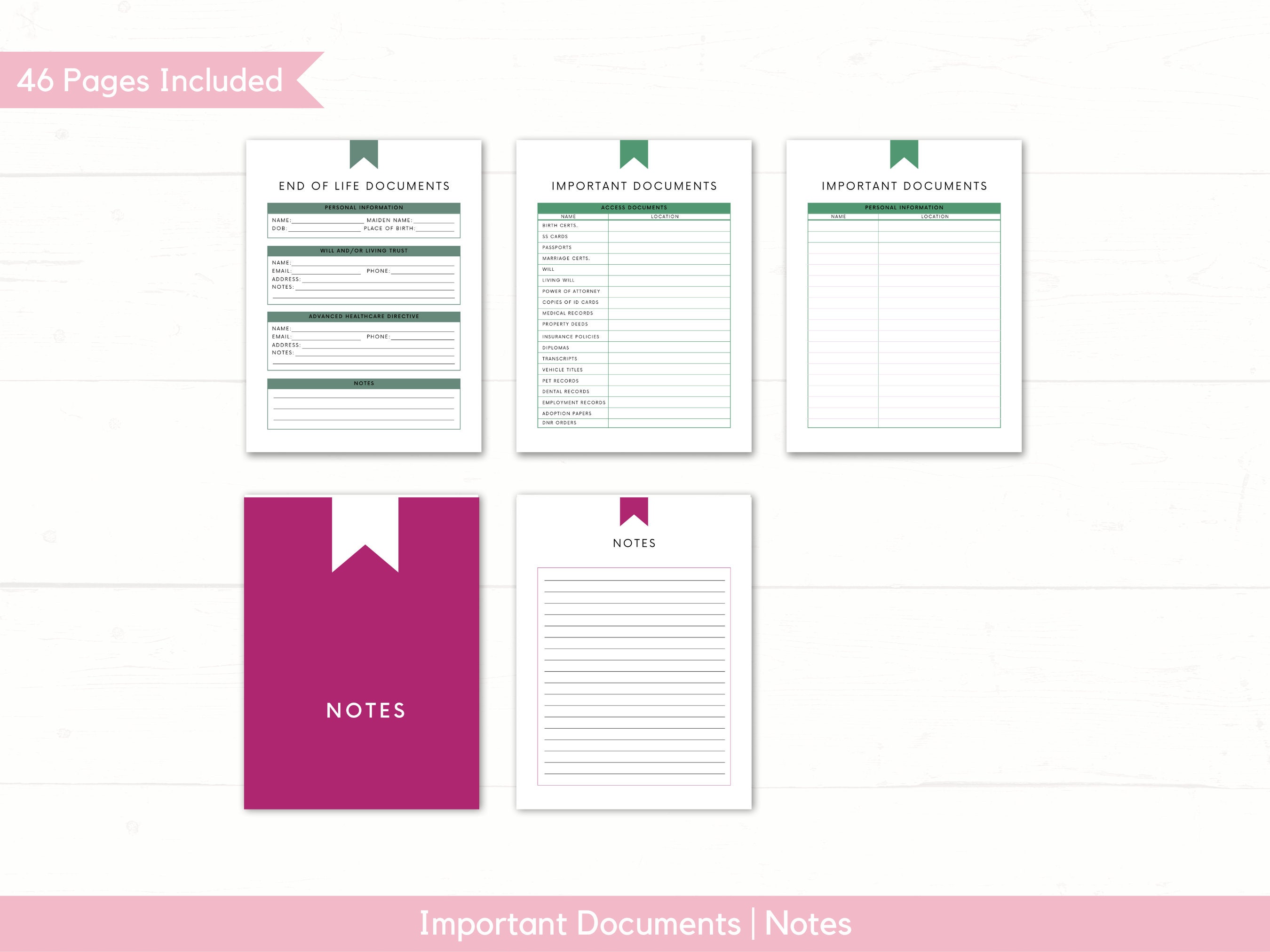 Printable Emergency Binder | in Case of Emergency | What If Binder ...