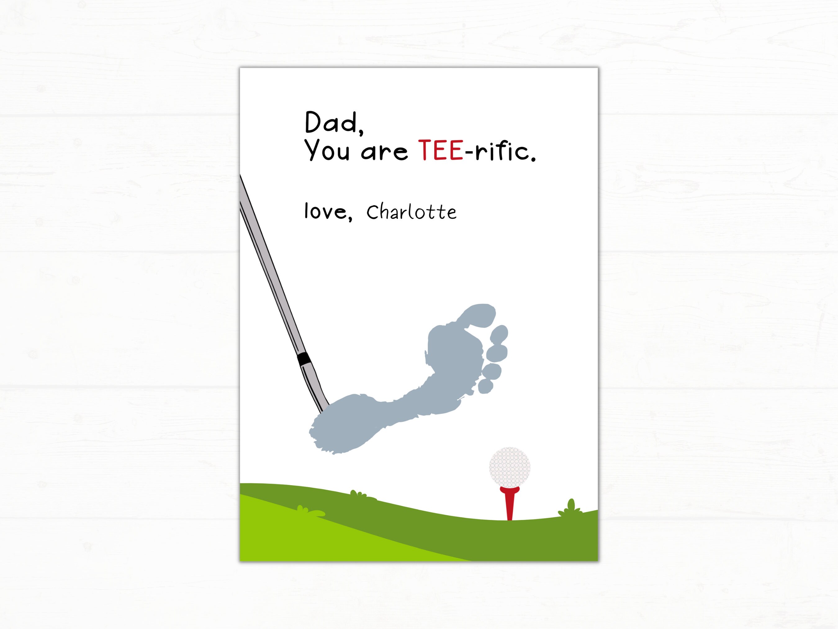 Father's Day Prints Golf Father's Day Prints You Are Tee-rific Golf Dad ...