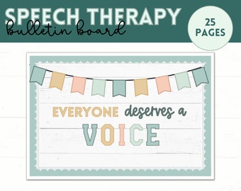 Fall Speech Bulletin Board Bundle Fall Speech Bulletin Kit - Etsy