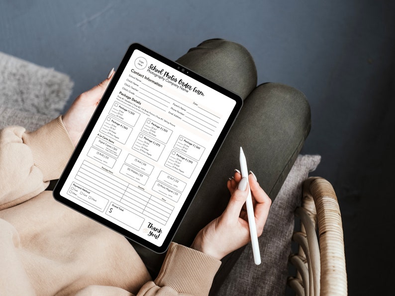 EDITABLE Photography Order Form Canva Business Form, Canva School ...