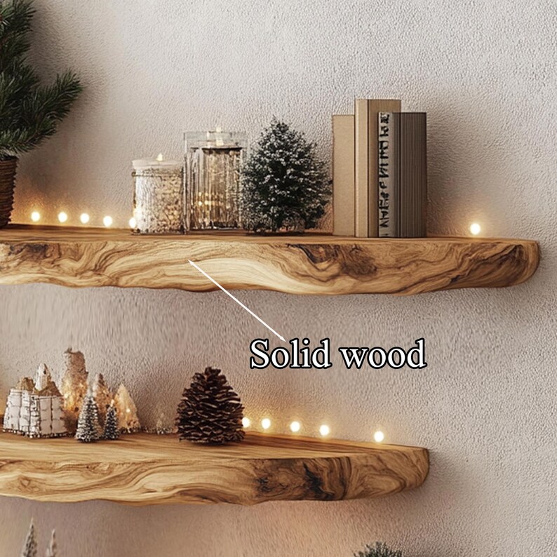 Rustic Floating Shelves Floating Shelves Display Shelves Small Floating ...