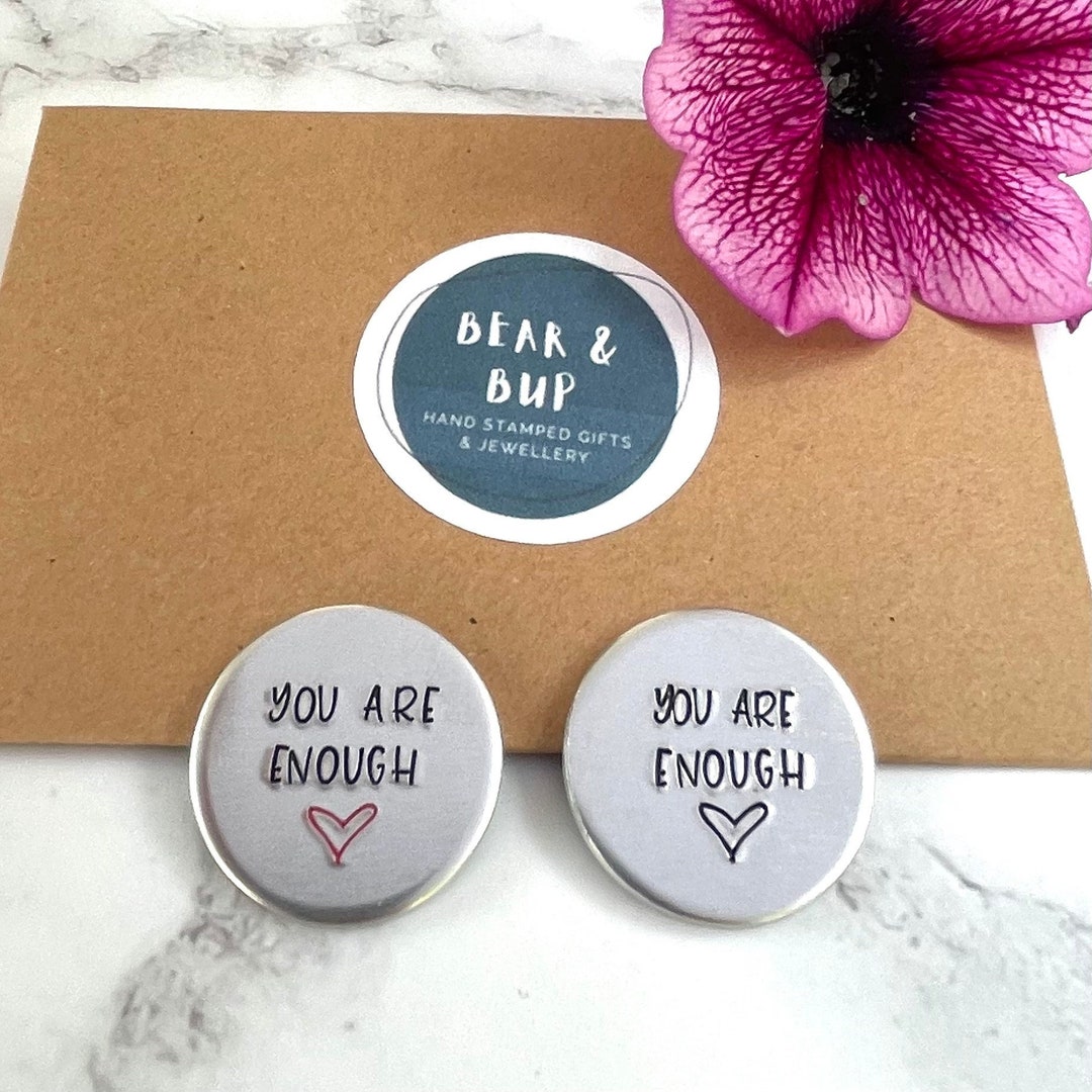 Pocket Token, You Are Enough, Support Gift, Pocket Hug, Friend Gift ...