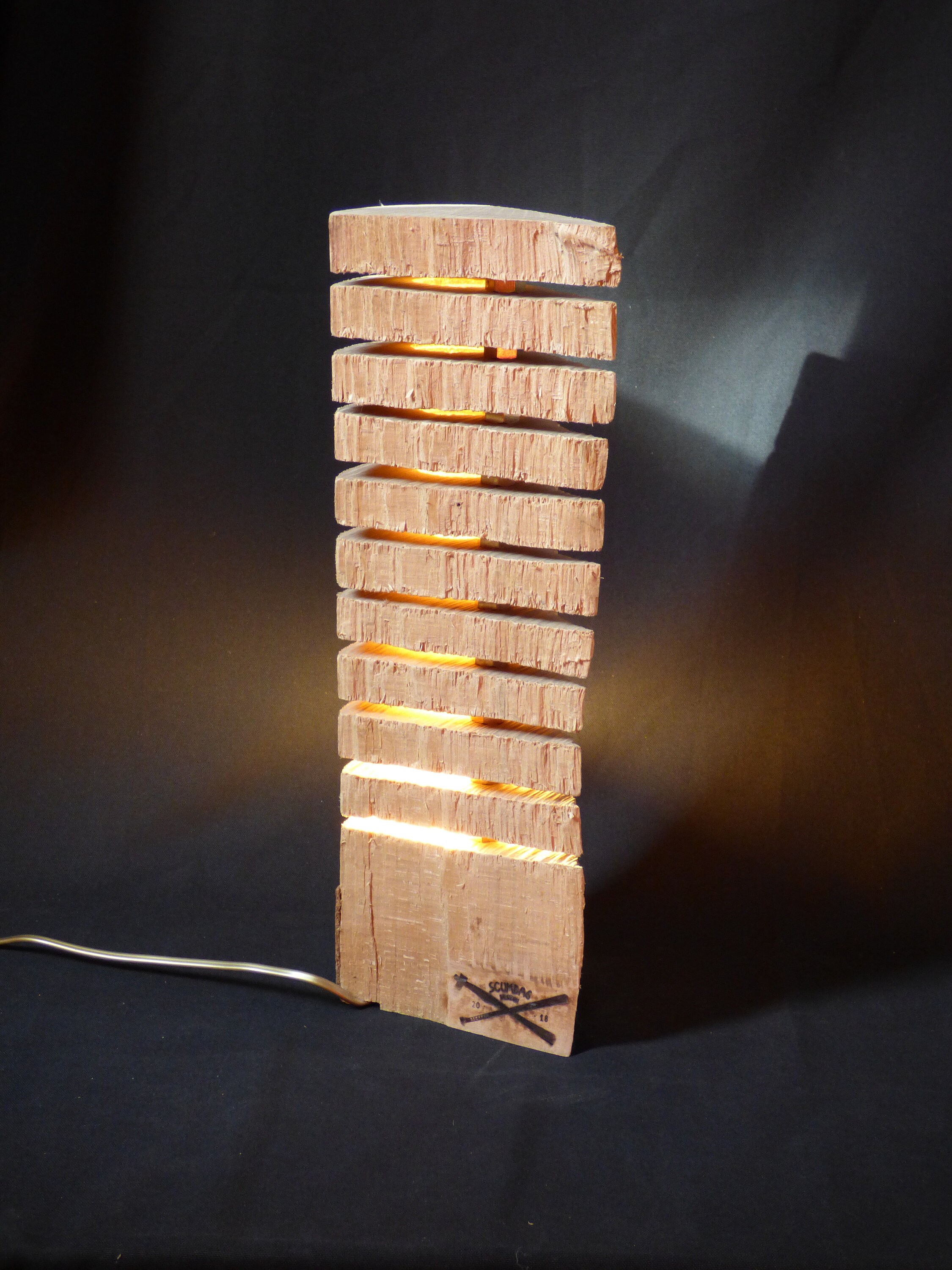 Light Slices Lamp Solid Wood Beech Log LED | Etsy