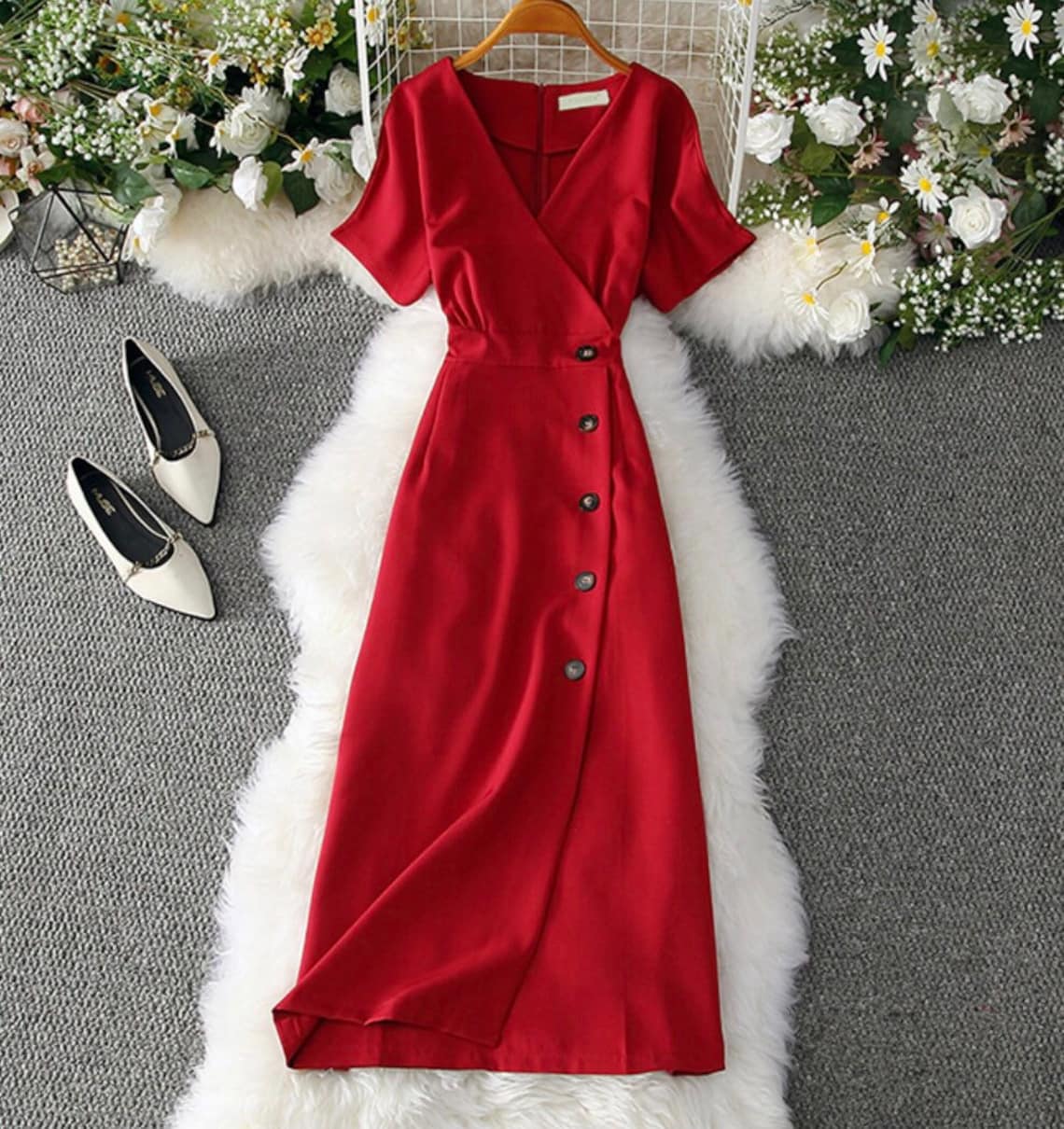 Women Elegant Casual Party Dress office ladies dress | Etsy