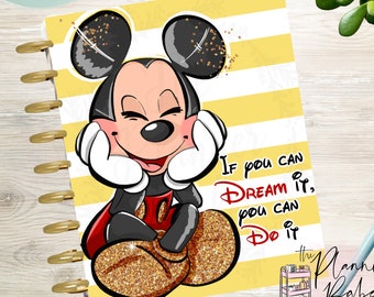 Disney Inspired Happy Planner Covers. Disney World Background - Etsy