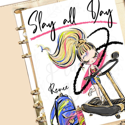 Fitness Planner Dashboard Planner Cover A5 Insert Insert GM - Etsy