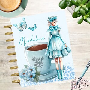 Blue Butterfly Dashboard Planner Cover, A5 Insert, A6 GM MM PM Agenda ...