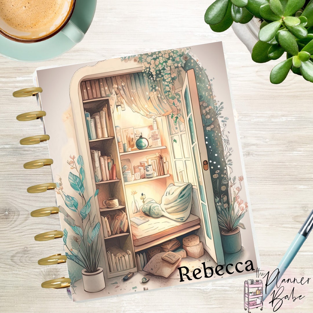 Book Nook Dashboard Planner Cover, A5 Insert, A6 GM MM PM Agenda Planner Insert, Personal ...