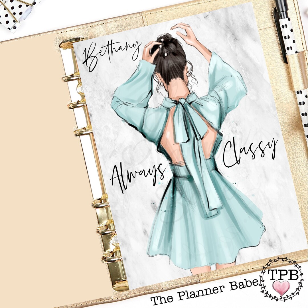 Classy Fashion Dashboard Planner Cover A5 Insert GM MM PM - Etsy