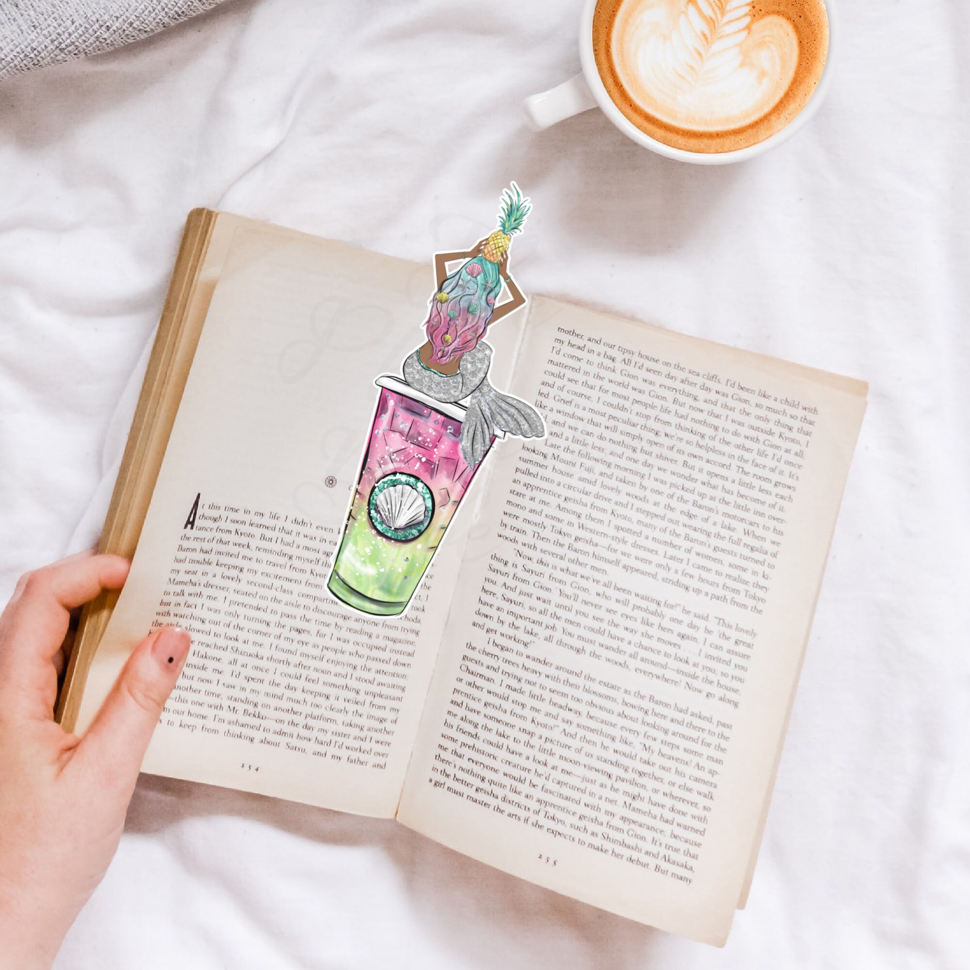 Mermaid Coffee Page Keeper Bookmark for GM MM and PM Agendas - Etsy