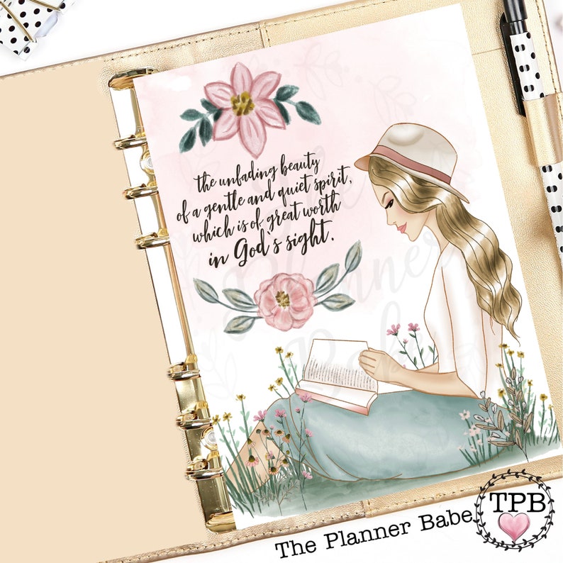 Christian Bible Dashboard Planner Cover A5 Insert GM MM PM | Etsy