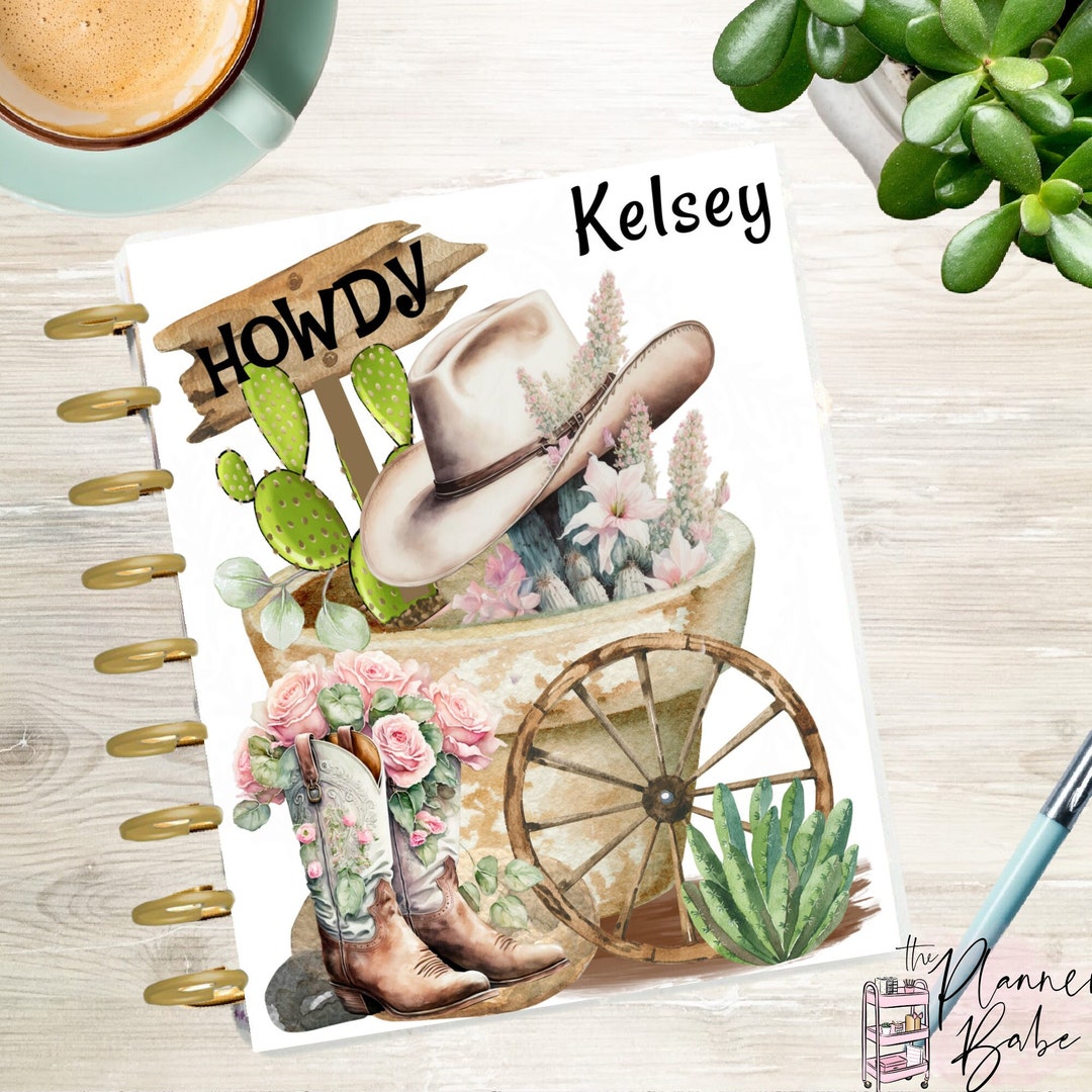 Howdy Rustic Farm Dashboard Planner Cover, A5 Insert, A6 GM MM PM ...