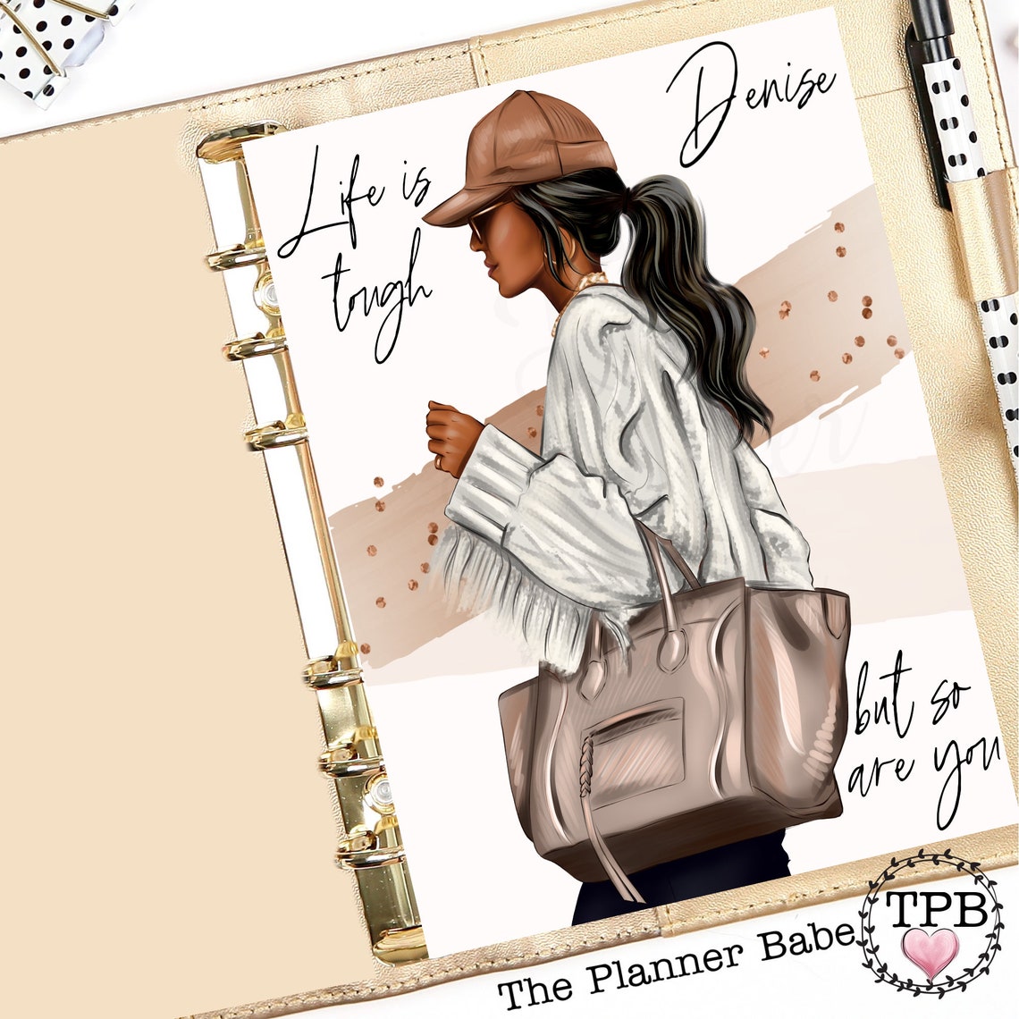 Tough Motivation Dashboard Planner Cover A5 Insert A6 GM MM - Etsy