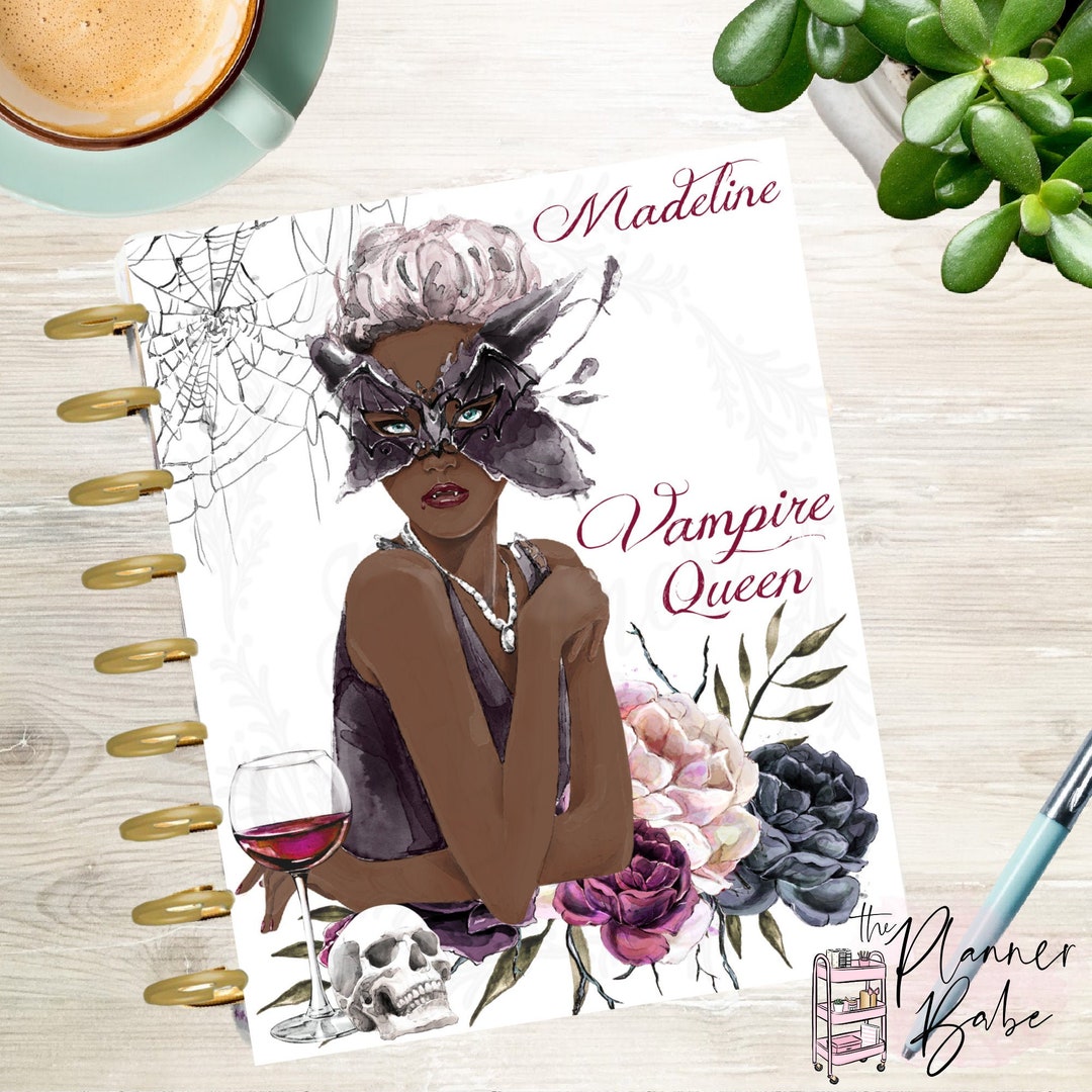Vampire Queen Planner Cover Planner Dashboard Inserts A5 GM - Etsy