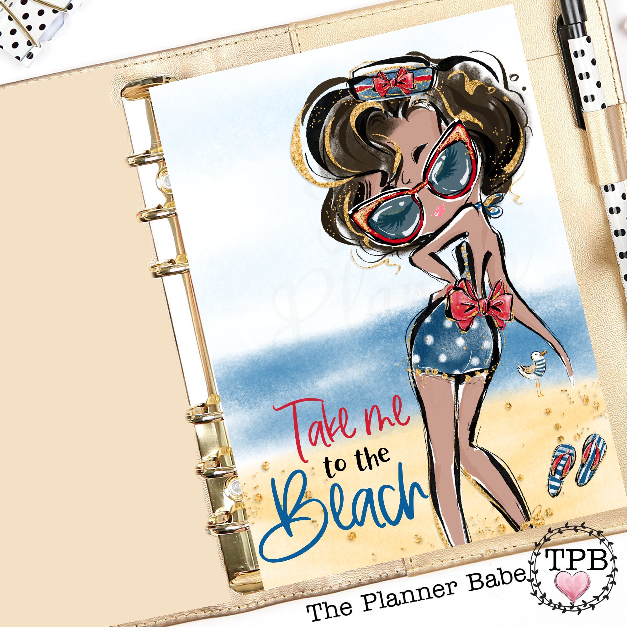 LV Agenda African American Big Happy Planner GM Agenda Girl On the ...