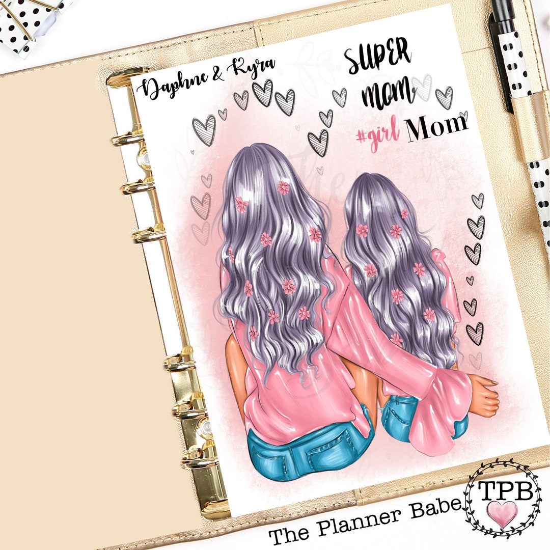 Girl Mom Planner Dashboard Planner Cover A5 Insert Insert GM - Etsy