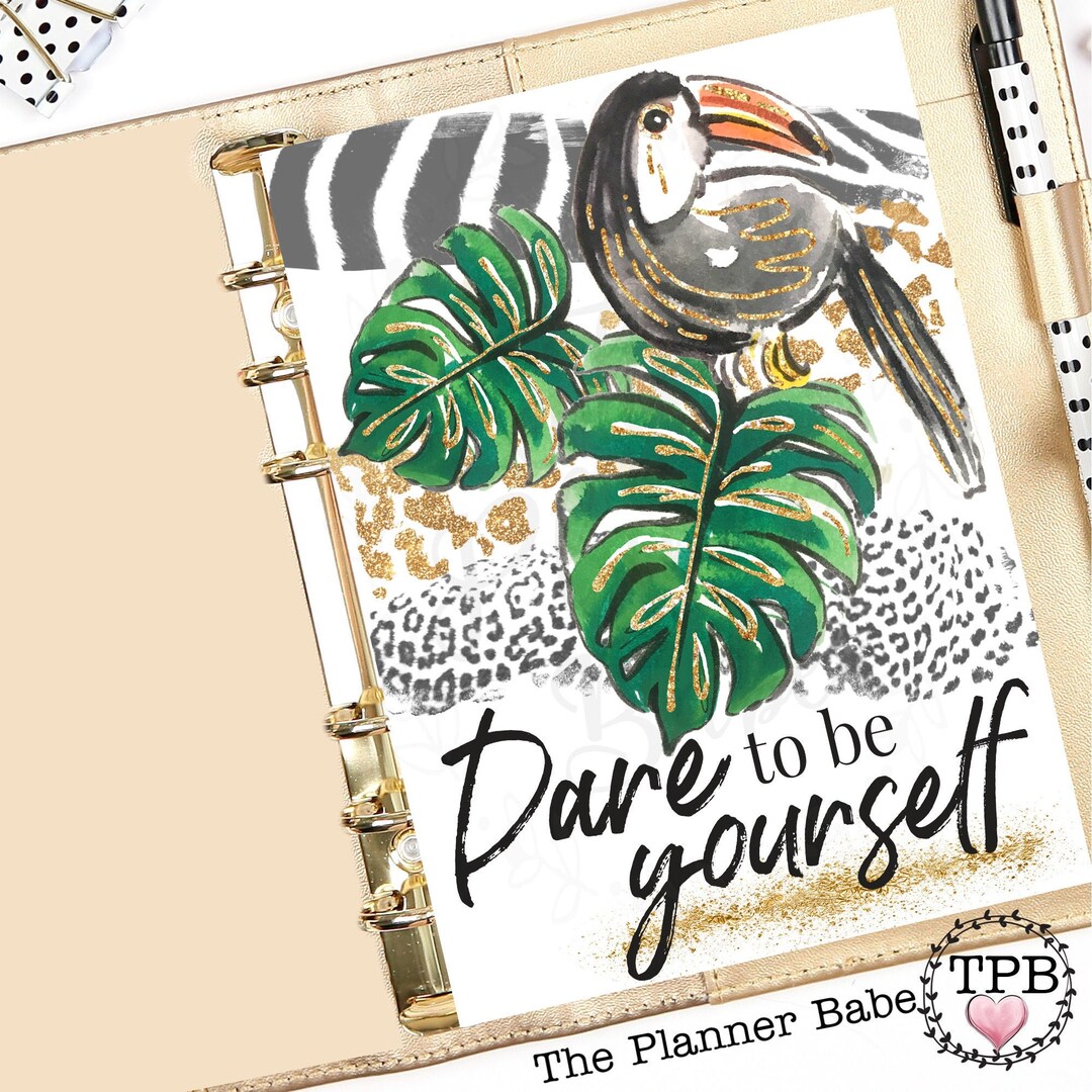 Toucan Summer Planner Dashboard Planner Cover, A5 Insert, GM MM PM ...