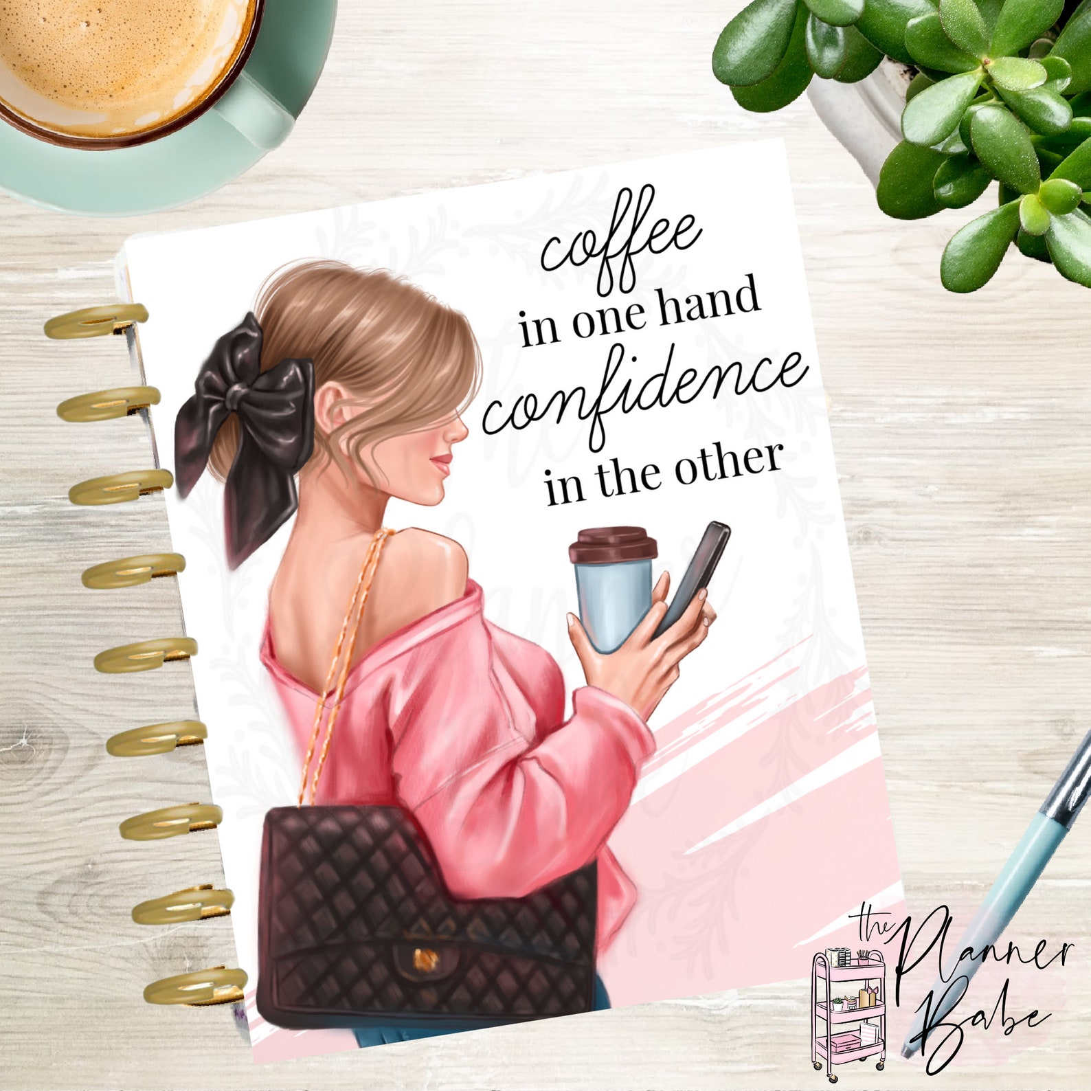 Confidence Girl Boss Dashboard Planner Cover A5 Insert GM MM - Etsy