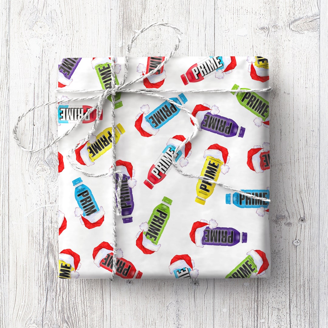 Unofficial Christmas Prime Wrapping Paper white - Etsy UK