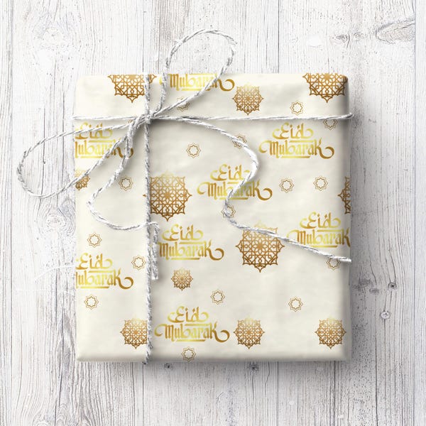 Eid Wrapping Paper - Etsy UK