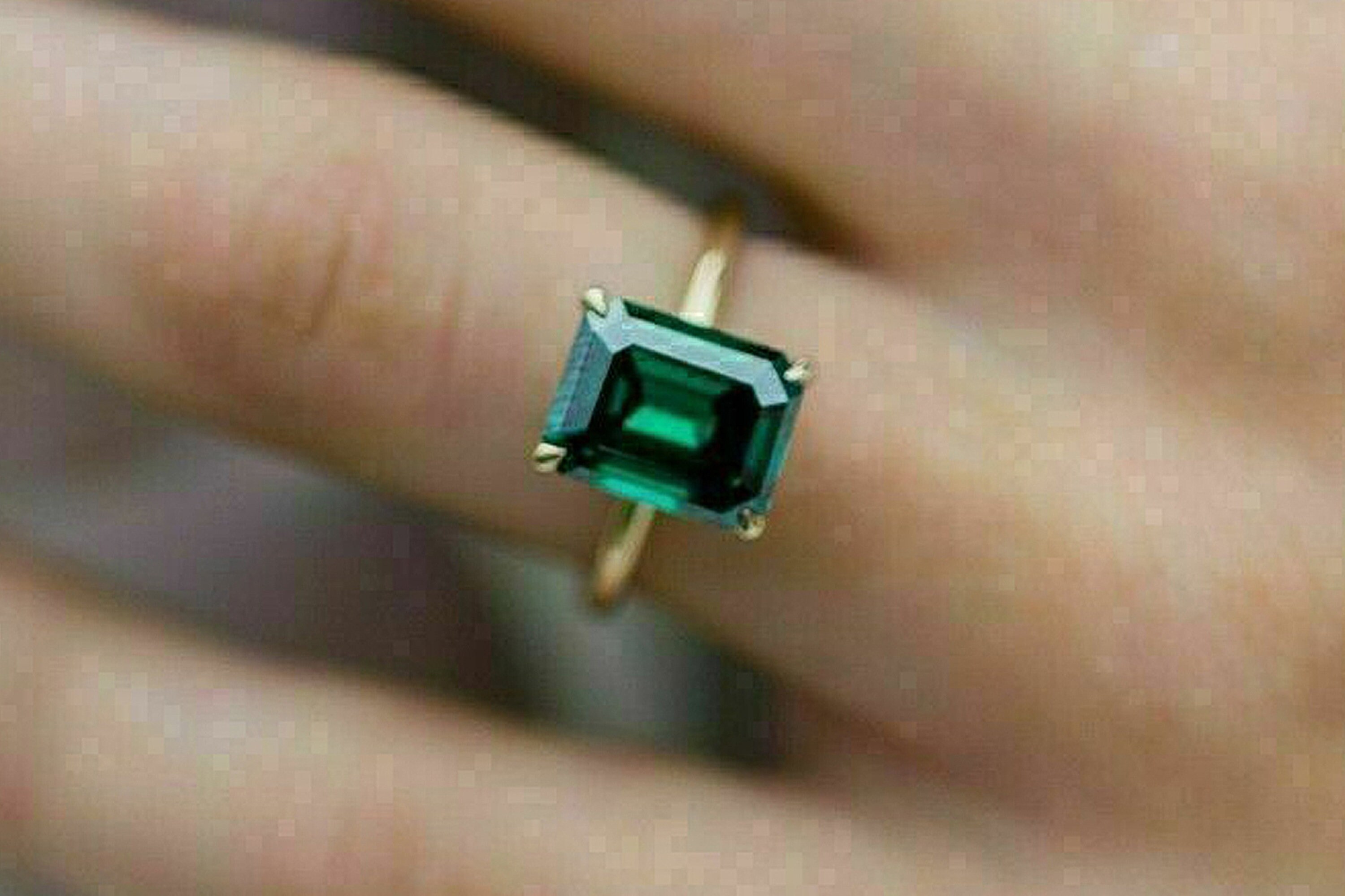 Emerald Ring Handmade Ring for Men or Women Wedding - Etsy