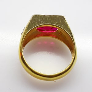 6.20 Carat Natural Ruby Ring/handmade Birthstone Ring for Men Women/925 ...