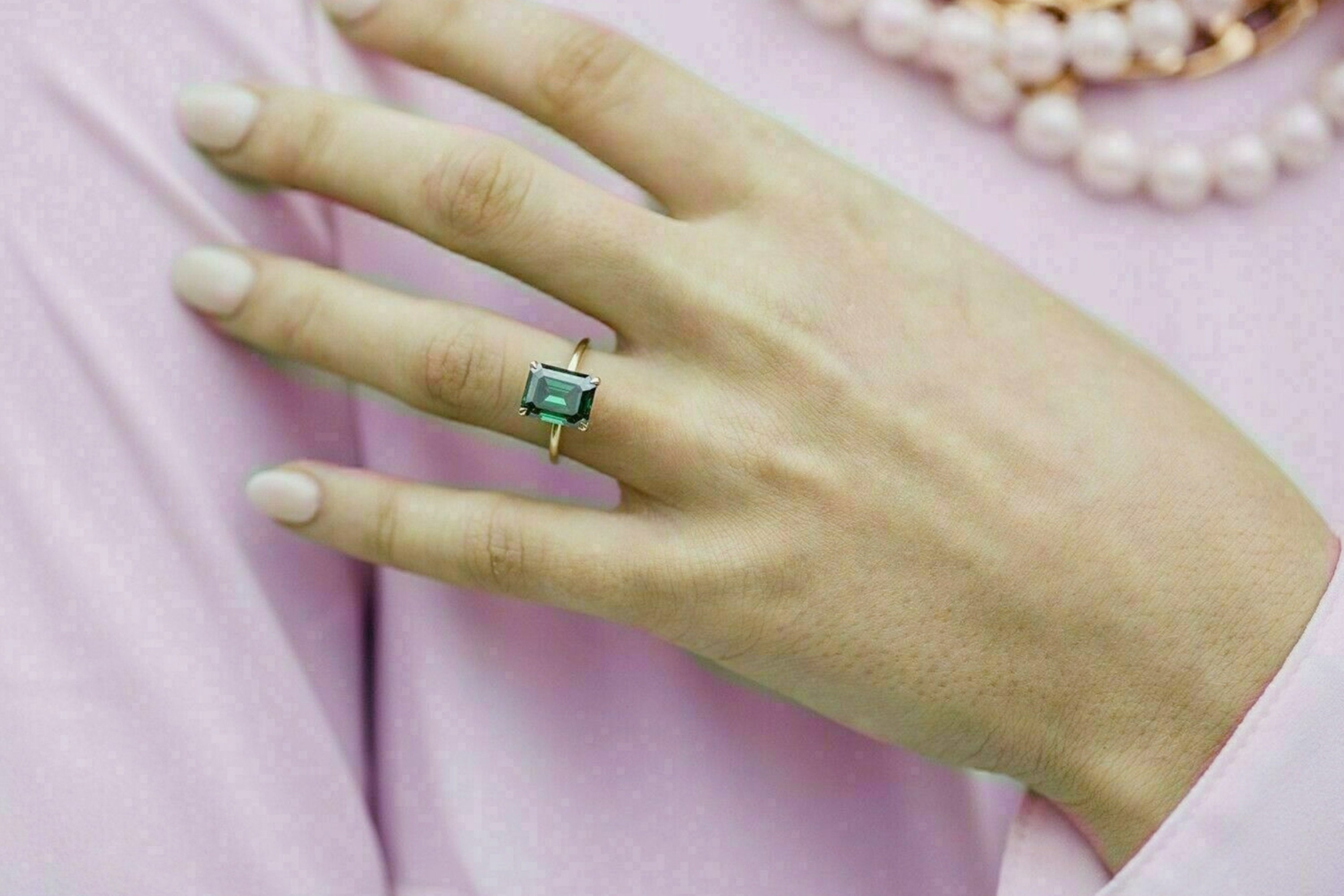 Emerald Ring Handmade Ring for Men or Women Wedding - Etsy