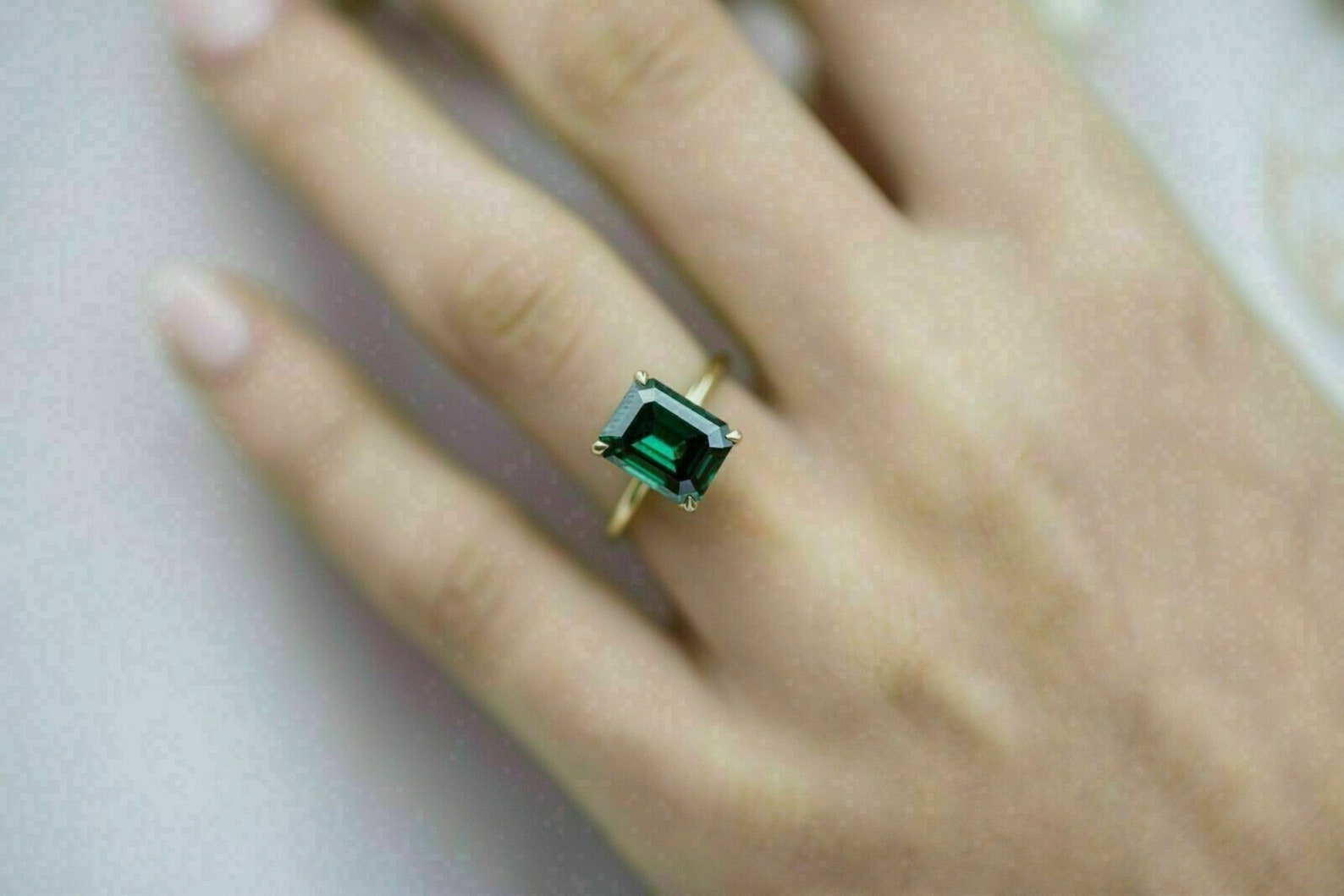 Emerald Ring Handmade Ring for Men or Women Wedding - Etsy