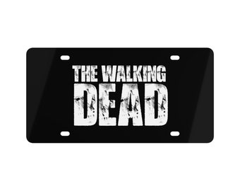 Walking Dead License Plate - Etsy