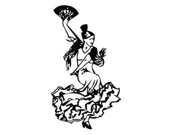 Latin Dance Silhouette - Etsy