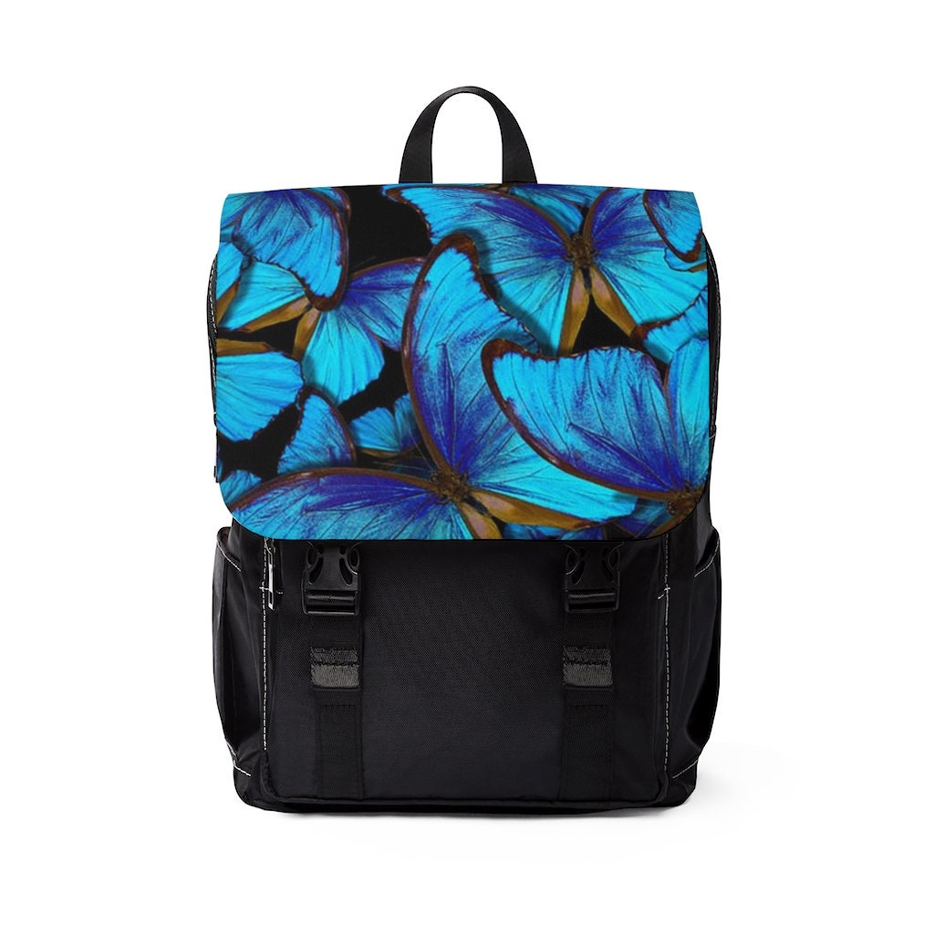 Blue Butterfly Backpack