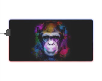 Monkey Mouse Pad - Etsy