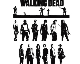 Rick Walking Dead Svg - Etsy