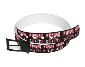 Kansas City Chiefs Belt - Etsy
