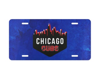 Chicago Cubs License Plate - Etsy