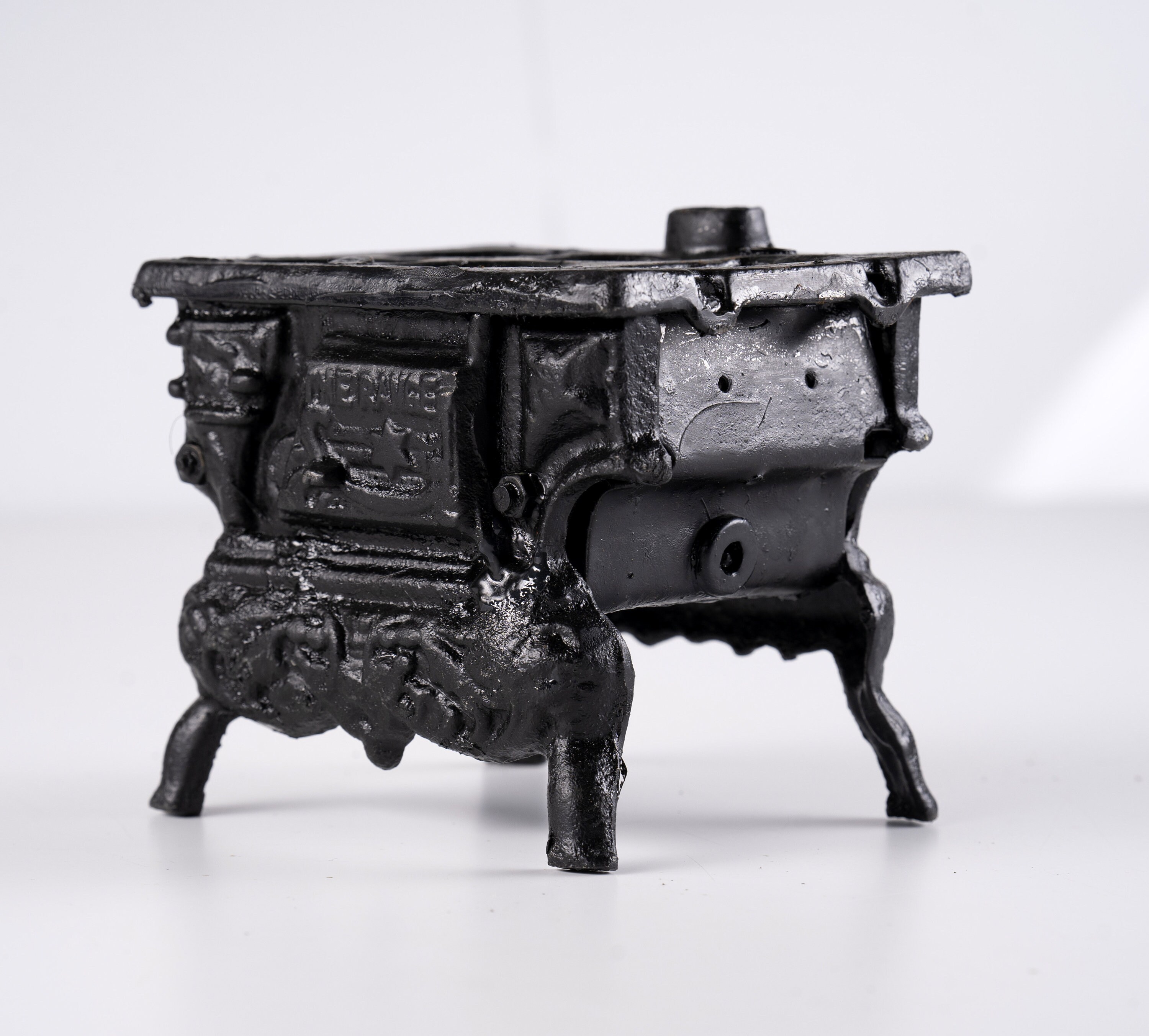 Vintage Miniature Toy CAST IRON Stove - Etsy