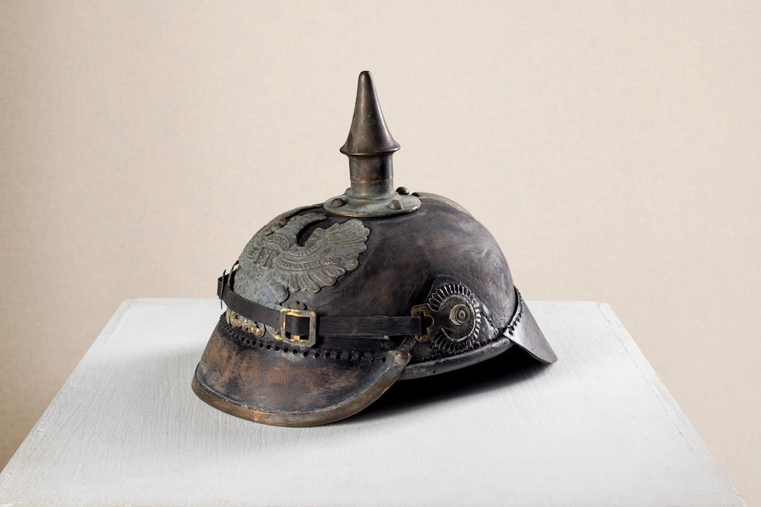 Pickelhaube (helmet With Pike), Prussian Soldier - Etsy