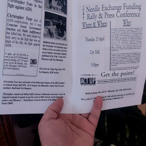 Act up Ephemera Zine- Pins, Pamphlets and Posters From Aids Organizing ...