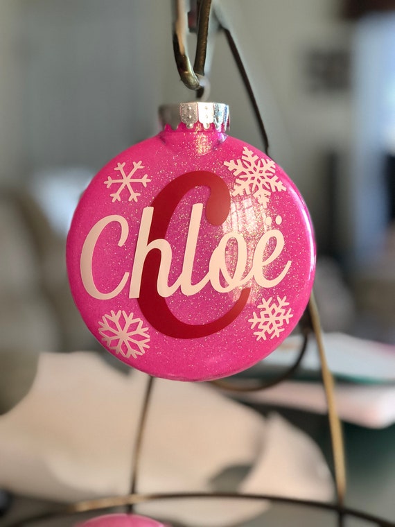 Clear Plastic Flat Disc Christmas Ornaments Hand Made - Etsy