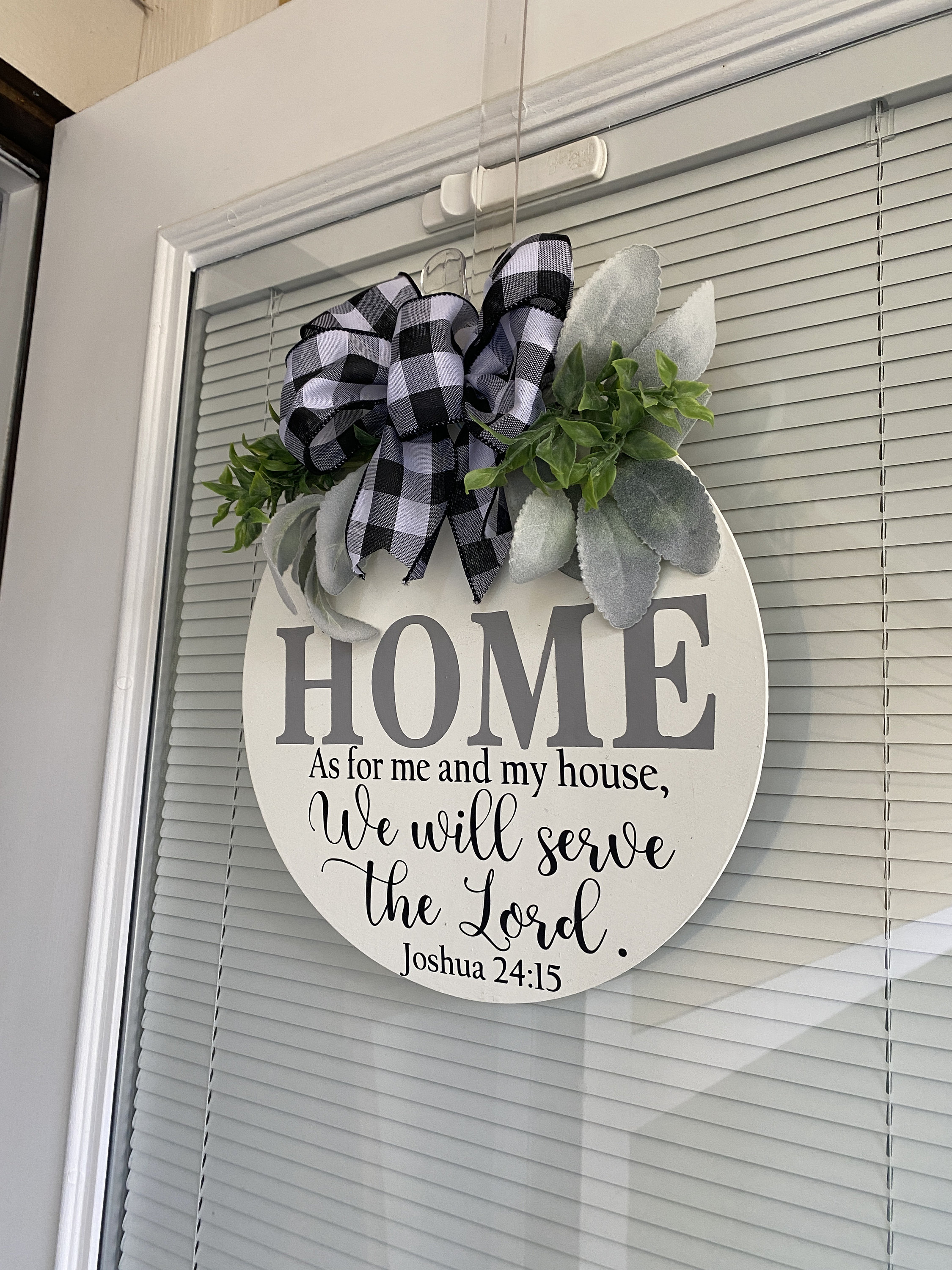 Front Door Decor / Bible Verse Hanger / Year Round Decor / - Etsy