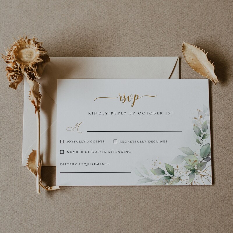 Rsvp Card Wedding - Etsy