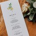 Lemon Wedding Menu Template, Mediterranean Table Decor, Amalfi Tuscan ...