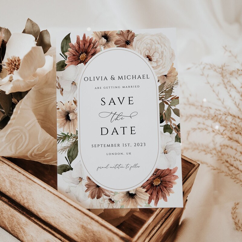 Bohemian Invite - Etsy