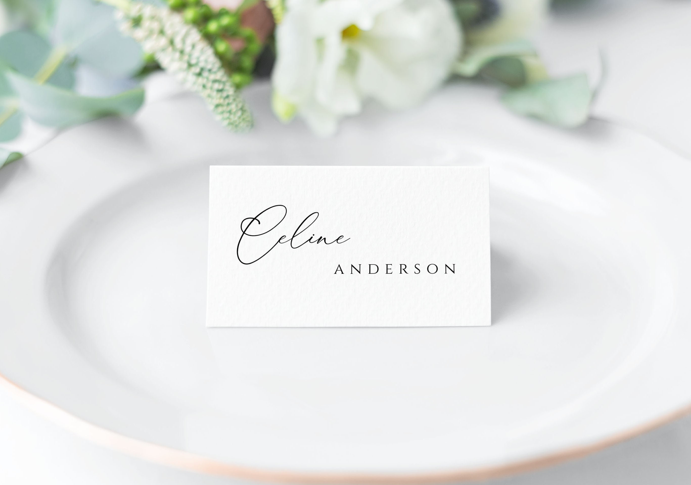 Editable Place Card Template Wedding Printable Place Card - Etsy