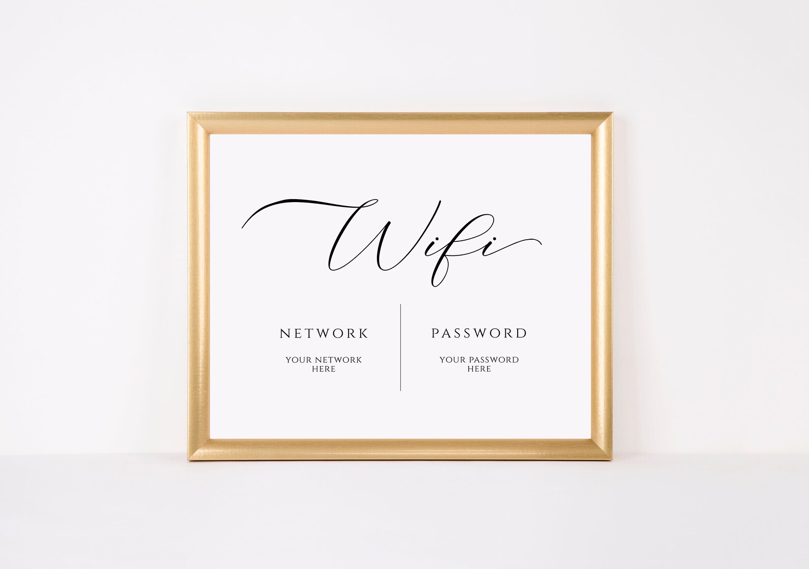 WIFI Password Sign Printable Wifi Sign Instant Digital Download ...